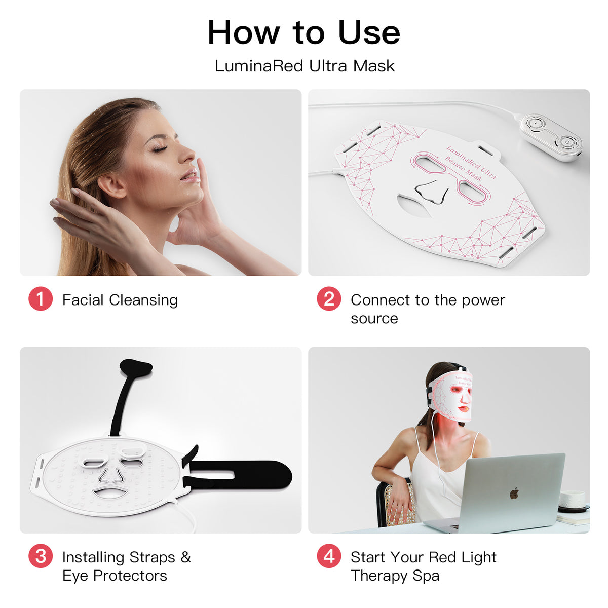 IBORRIA LED Light Therapy Mask | M226-A
